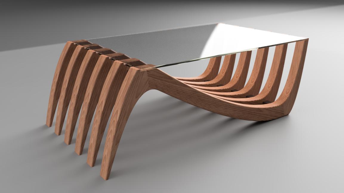 Plans complets fabrication Table Basse Sculpturale – Astuces Design